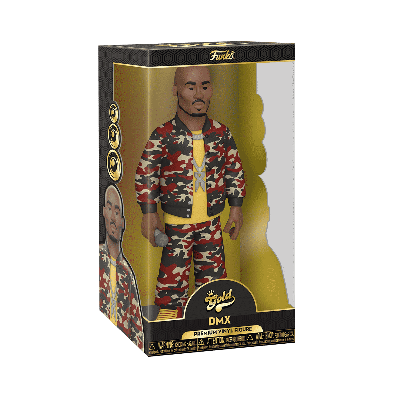 Vinyl GOLD 12" DMX in Camo Suit