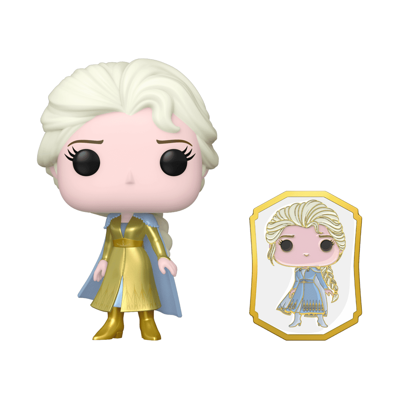 Pop! Elsa (Gold) with Pin