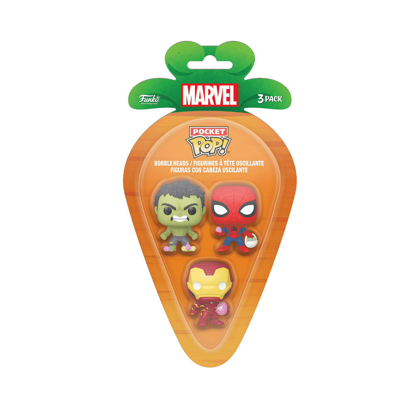 Pocket Pop! Easter Spider-Man, Iron Man & Hulk 3-Pack