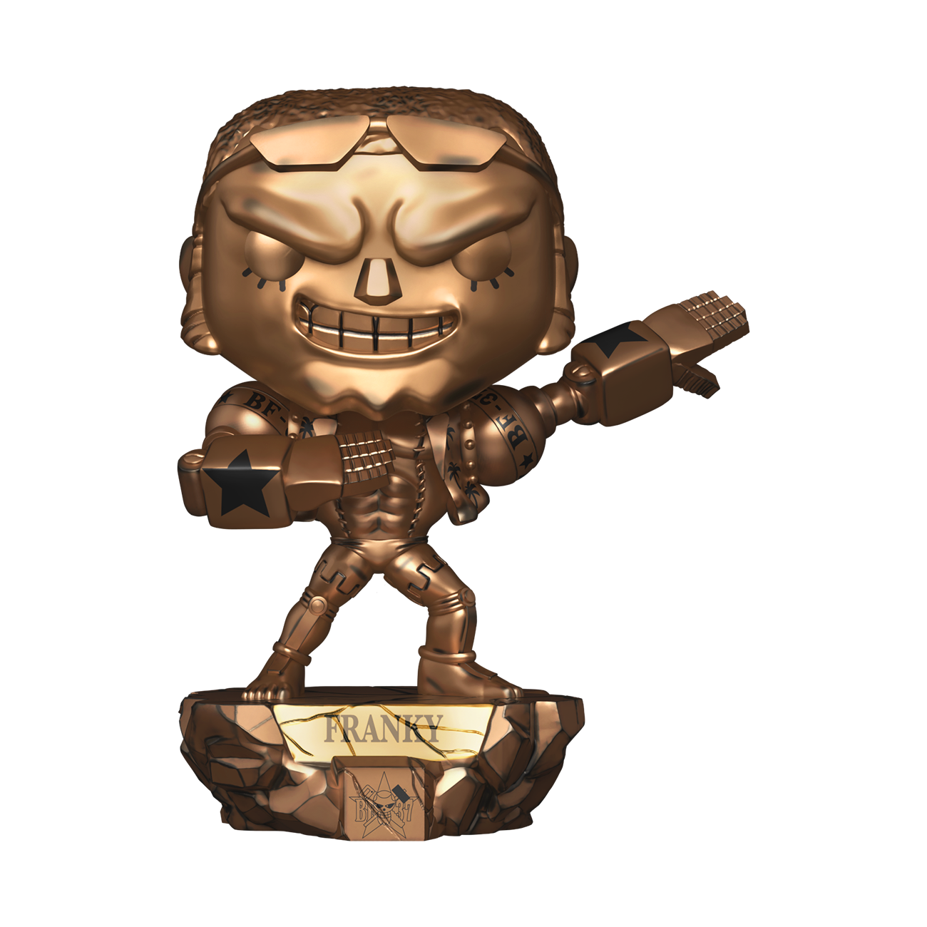 Pop! Plus Franky Statue (Bronze) with Pop! Protector | Funko