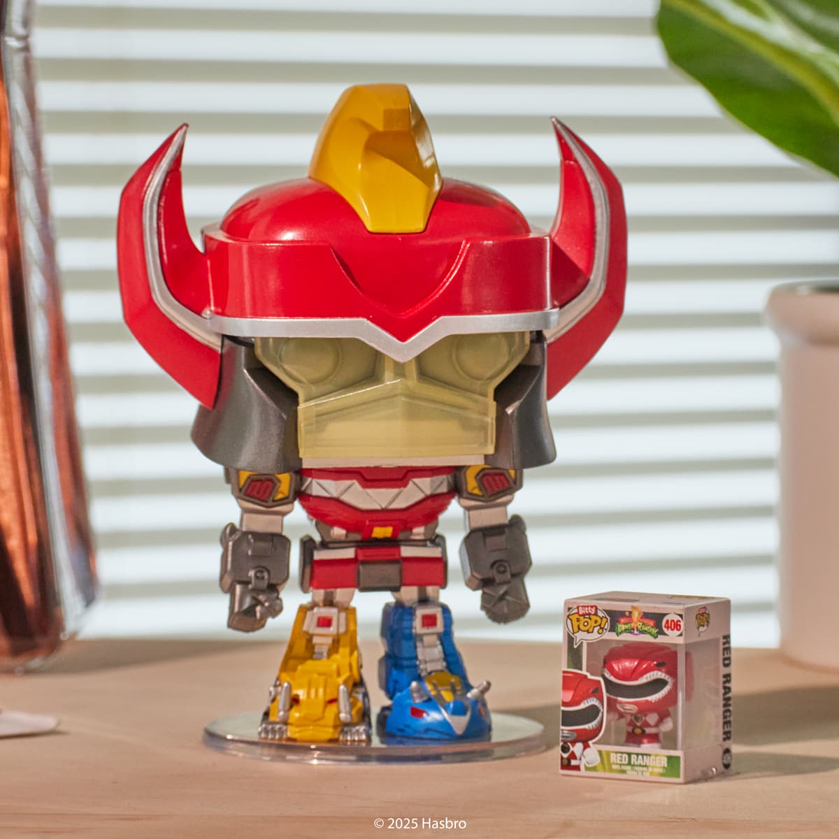 Bitty Pop! Bitty Bot Megazord with Red Ranger | Funko