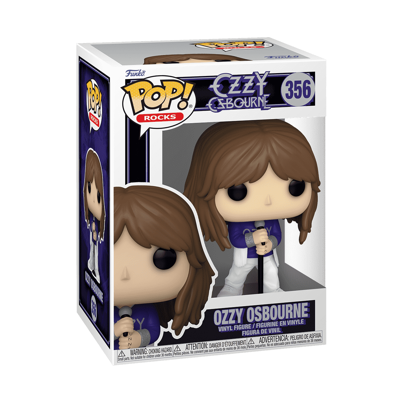 Pop! Ozzy Osbourne in White Fringe Outfit