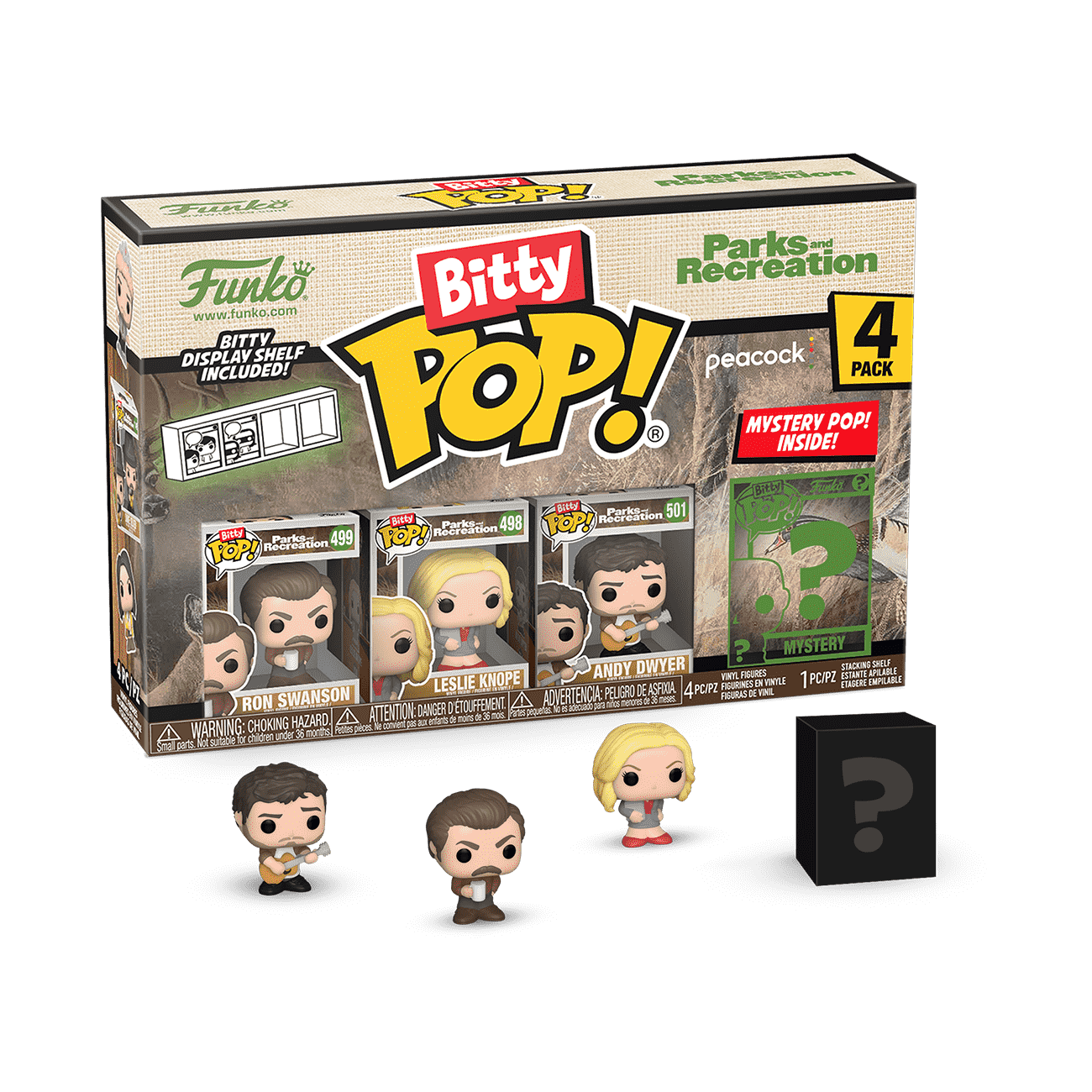 Bitty Pop! Parks and Recreation 4-Pack Series 4 | Funko
