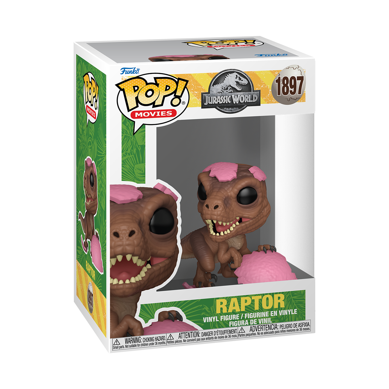 Pop! Raptor (Pink Egg) | Funko