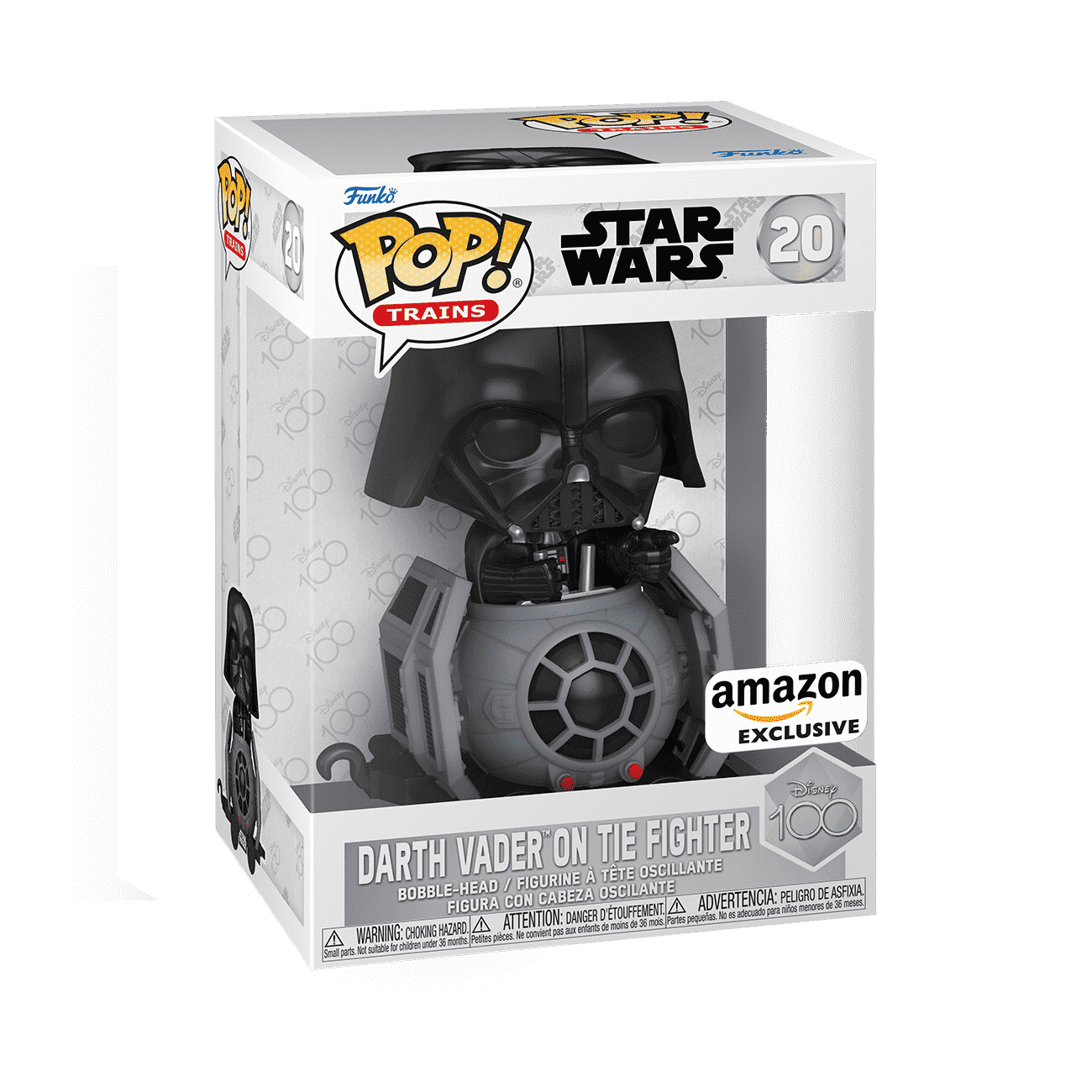 Buy Pop! Trains Darth Vader on Tie Fighter at Funko.