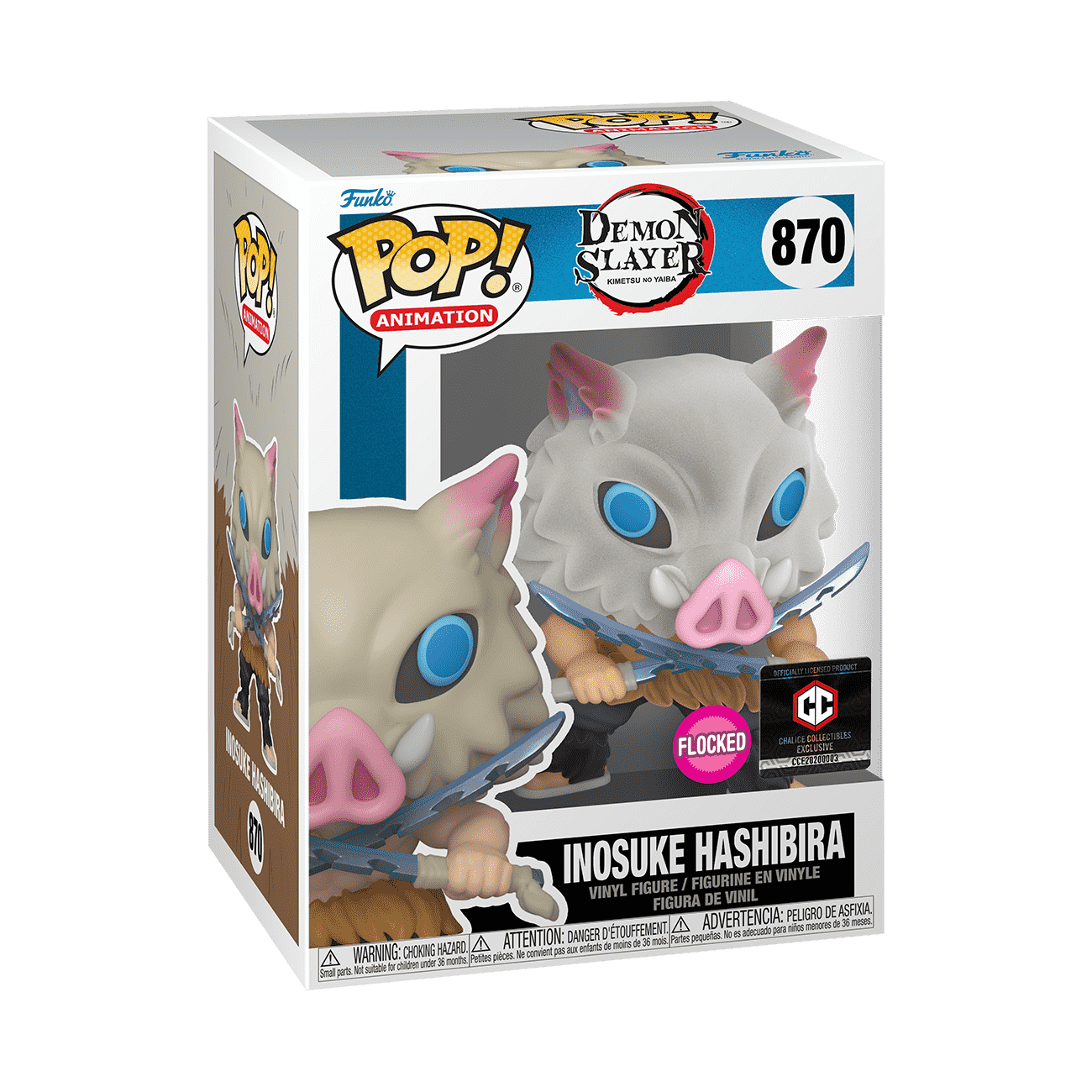 Buy Pop! Inosuke Hashibira (Flocked) at Funko.