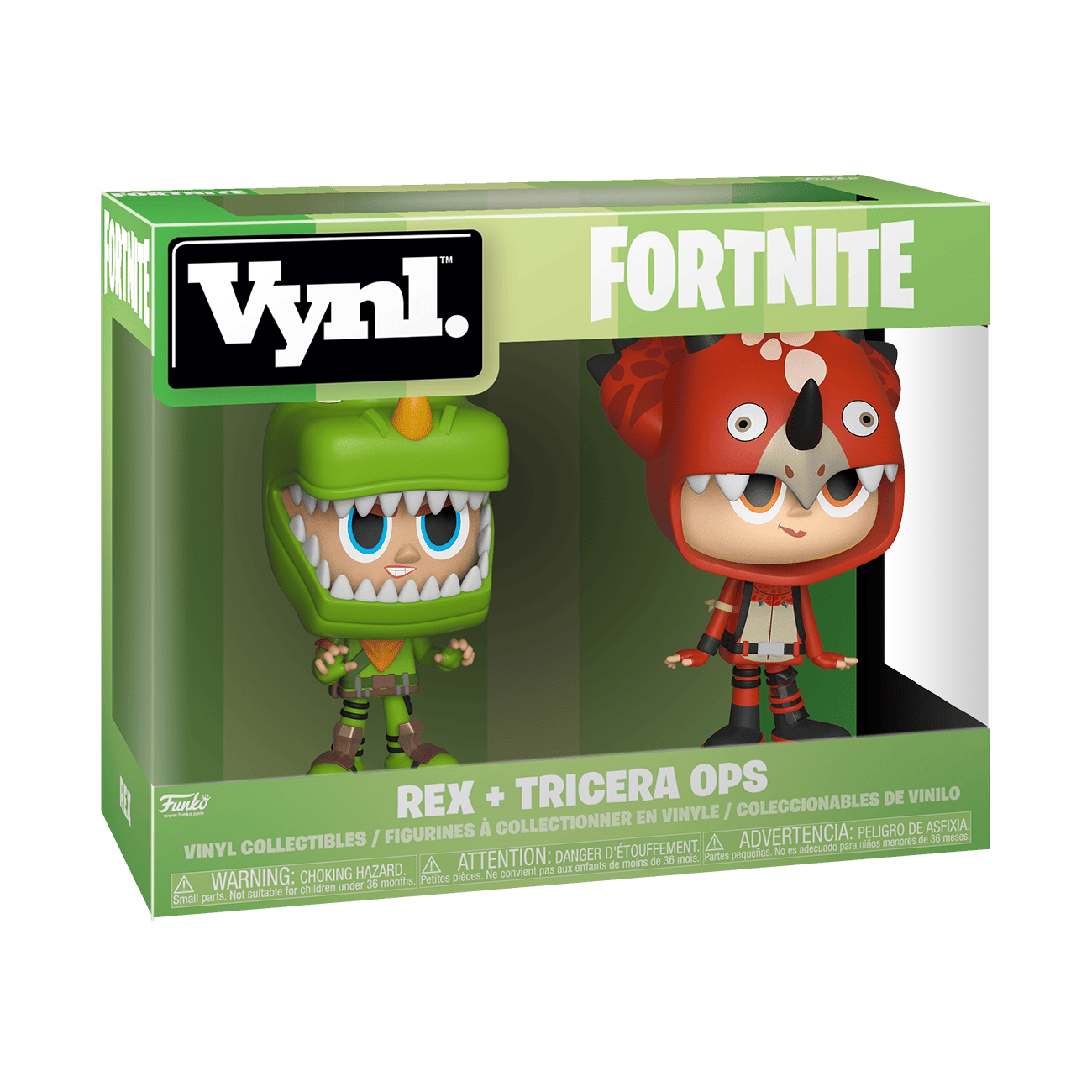 Rex & Tricera Ops 2-Pack Pint Size Heroes