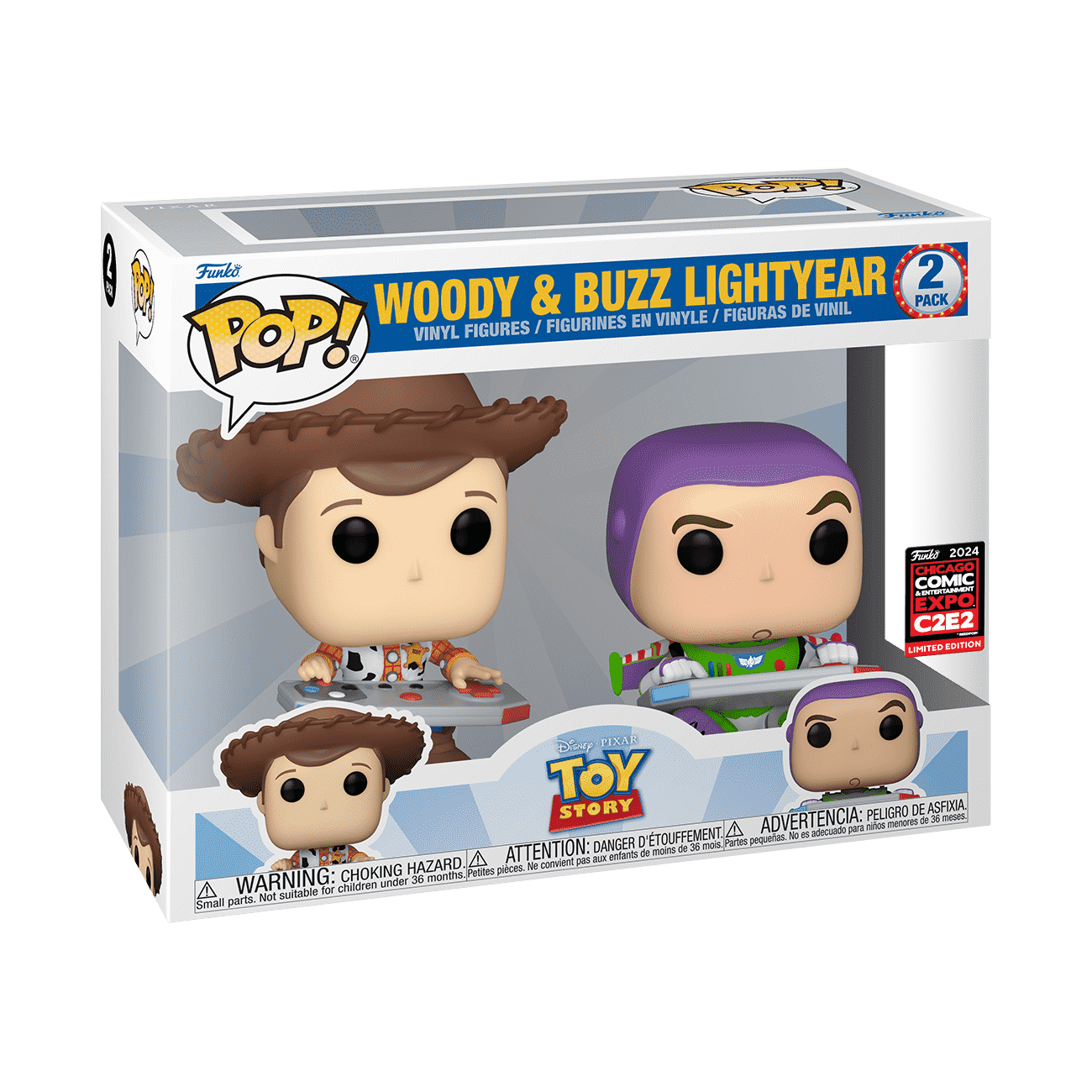 Pop! Woody & Buzz Lightyear 2-Pack [C2E2]