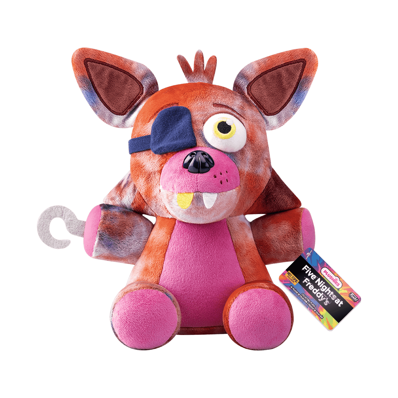 10'' Tie-Dye Foxy Jumbo Plush