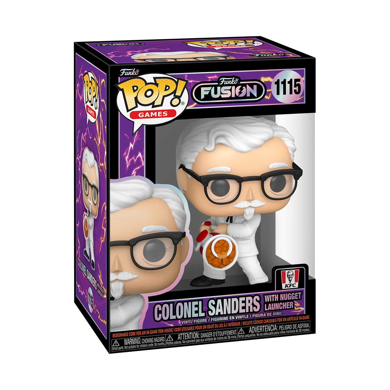 Pop! Colonel Sanders with Nugget Launcher (Funko Fusion) | Funko