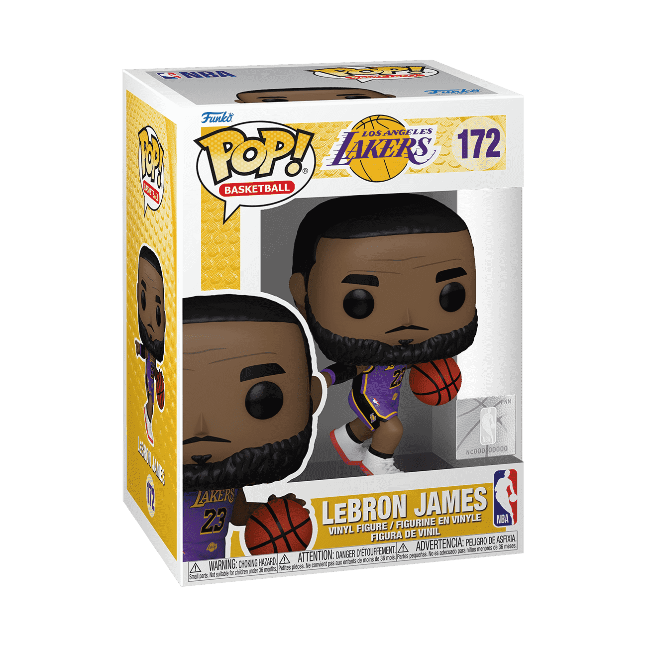 Buy Pop! LeBron James Pointing (Purple Jersey) at Funko.