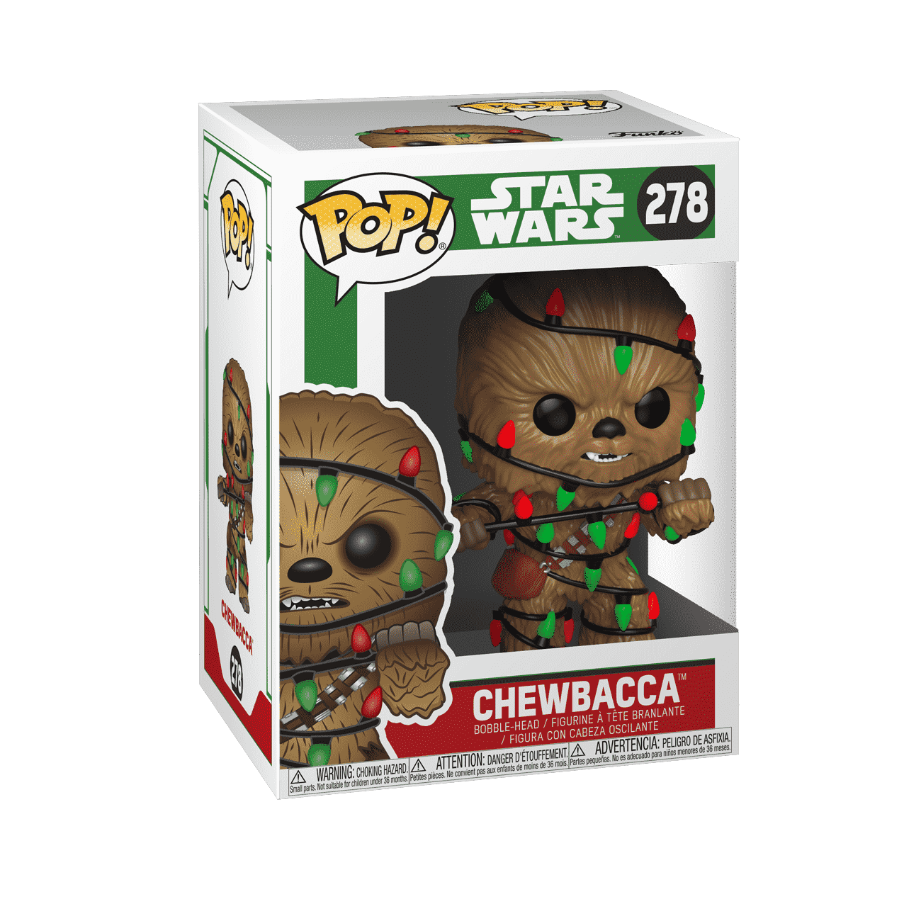 Pop! Chewbacca with Christmas Lights