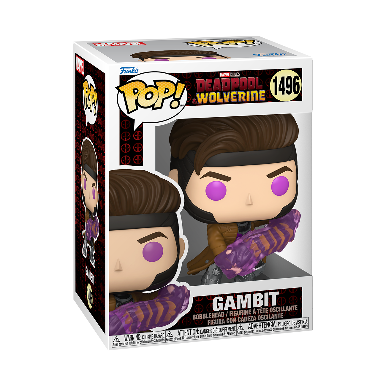 Pop! Gambit with Charged Cards | Funko