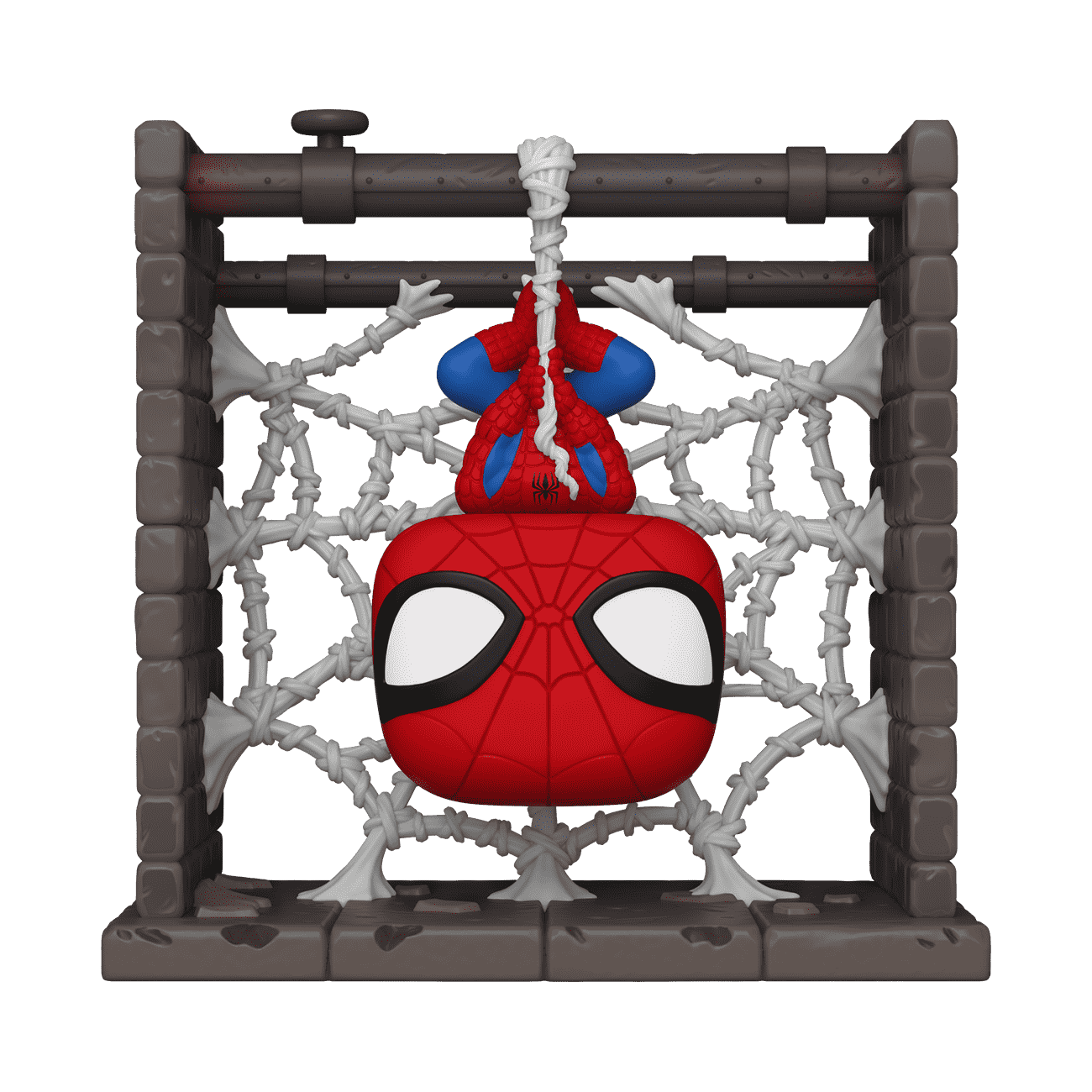 Pop! Deluxe Spider-Man (Hanging from Web) | Funko