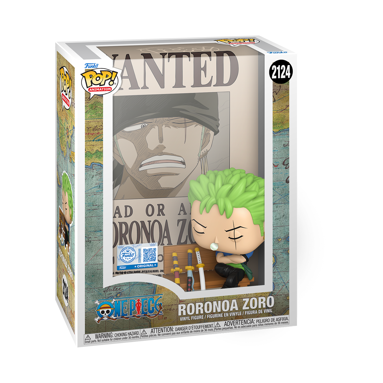 Pop! Poster Roronoa Zoro (Wanted) | Funko