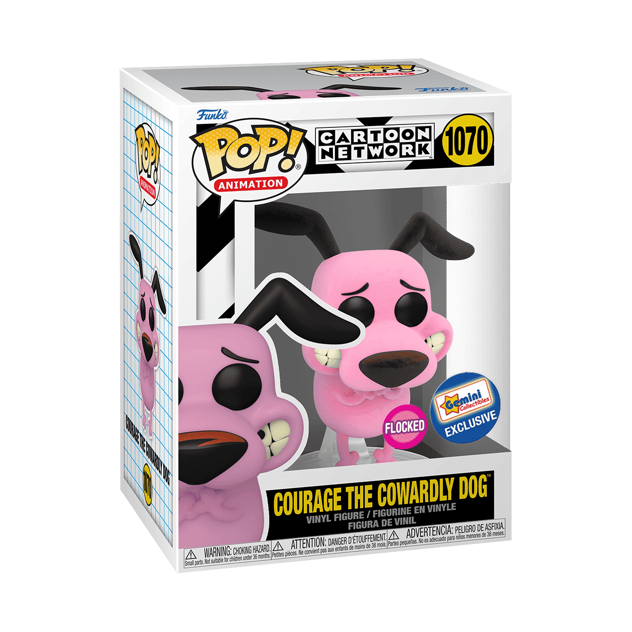 Buy Pop! Courage the Cowardly Dog (Flocked) at Funko.
