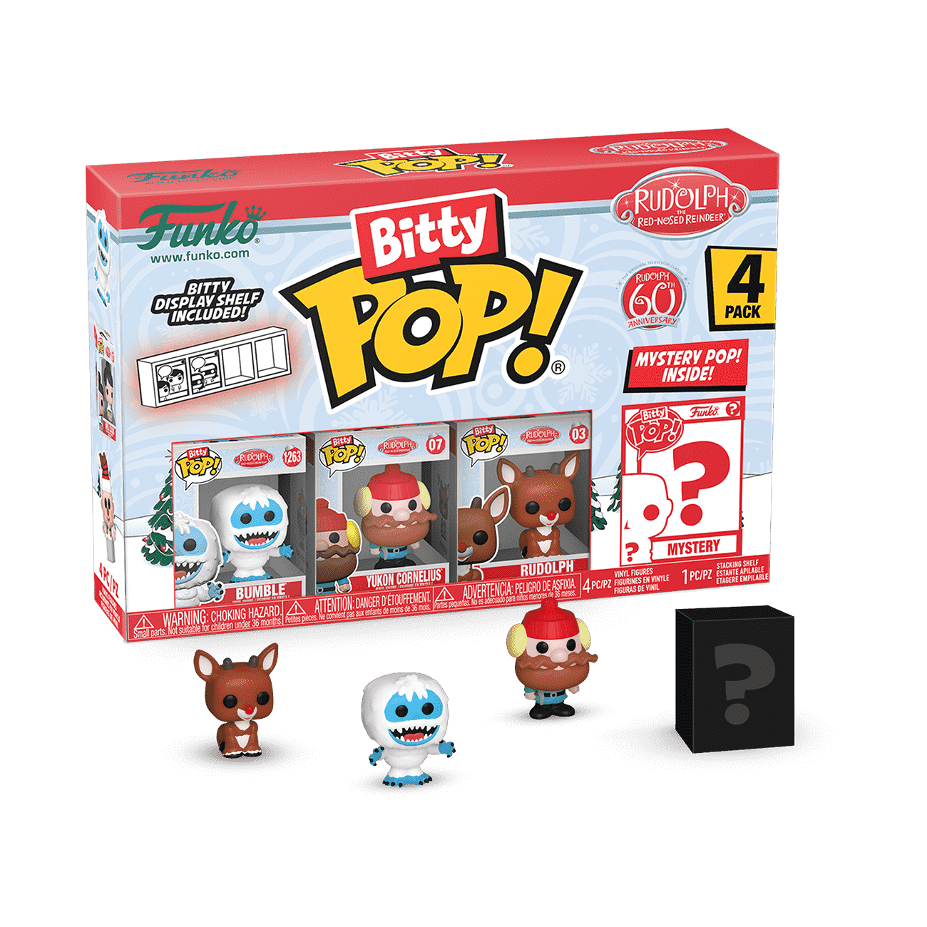 Buy Bitty Pop! Rudolph the Red-Nosed Reindeer 4-Pack Series 1 at Funko.
