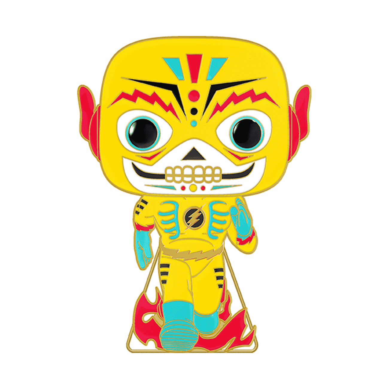 Buy Pop! Pin The Flash (Dia De Los DC) (Glow) at Funko.