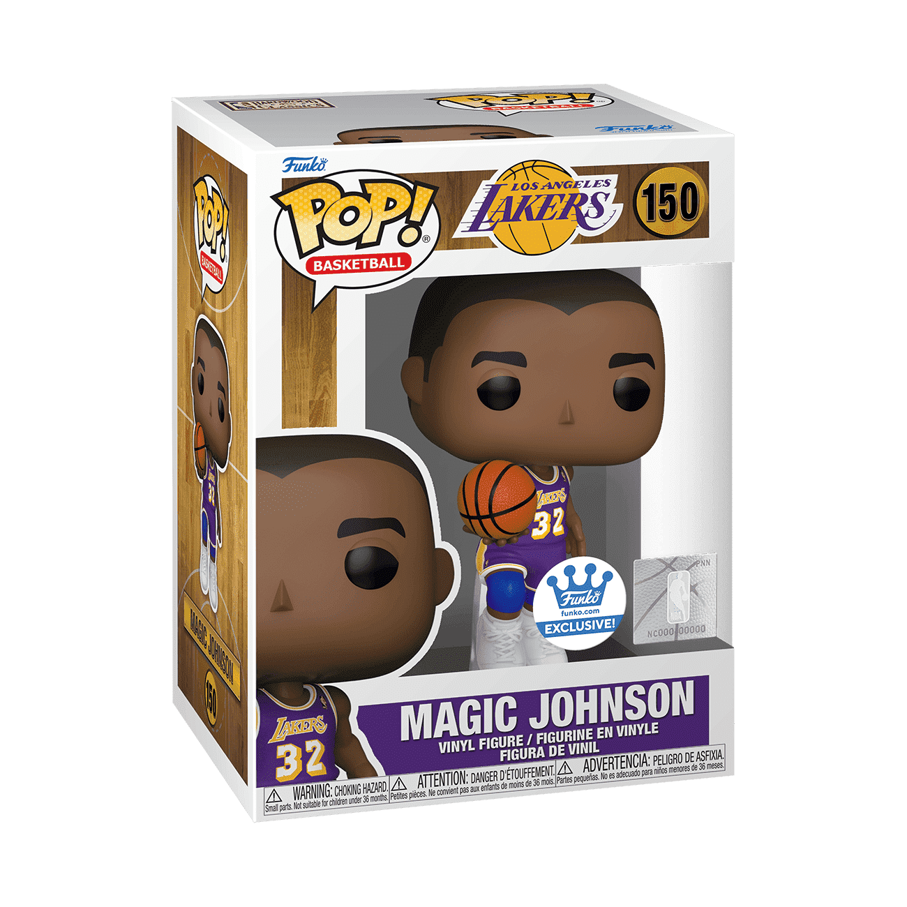 Buy Pop! Magic Johnson (Purple Jersey) - Lakers at Funko.