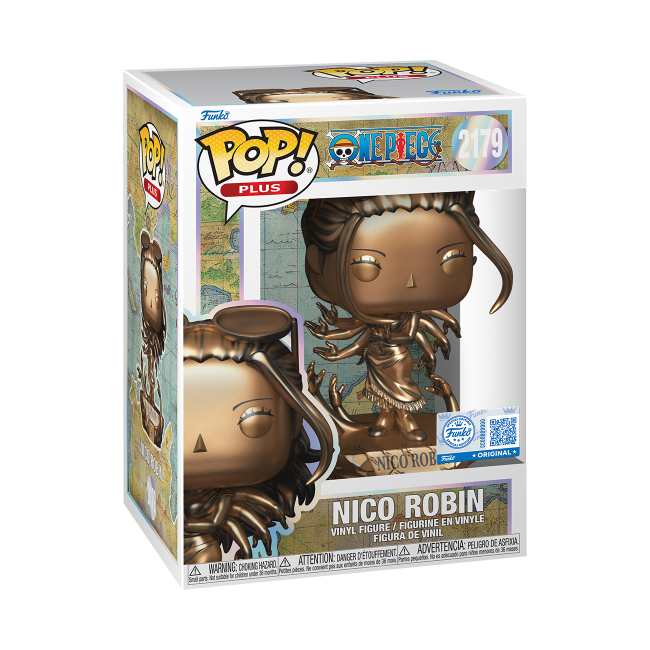 Pop! Plus Nico Robin Statue (Bronze) with Pop! Protector