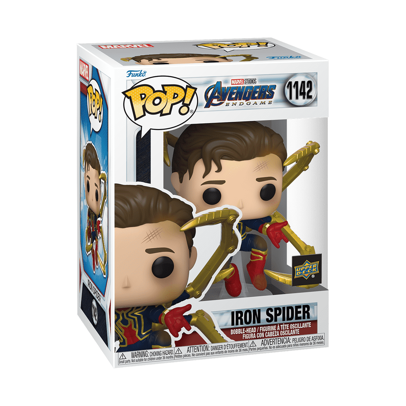 Buy Pop! Iron Spider Unmasked with Gauntlet at Funko.