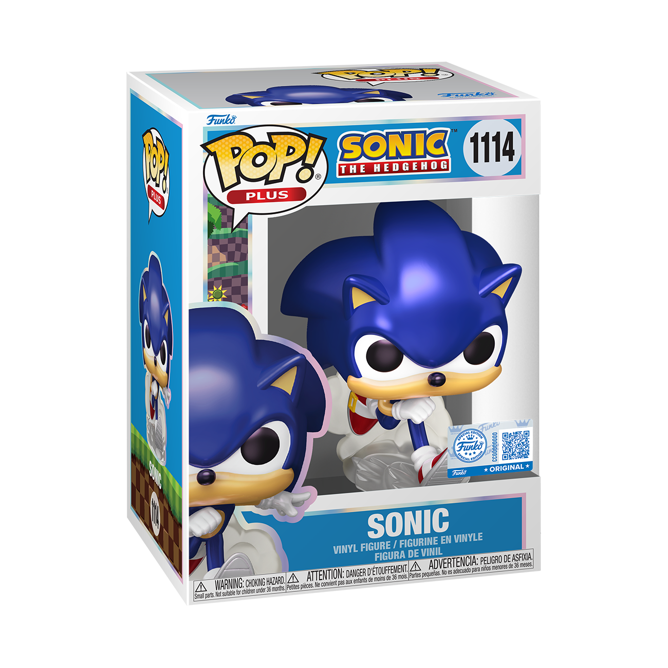 Pop! Plus Sonic (Pearlescent) | Funko