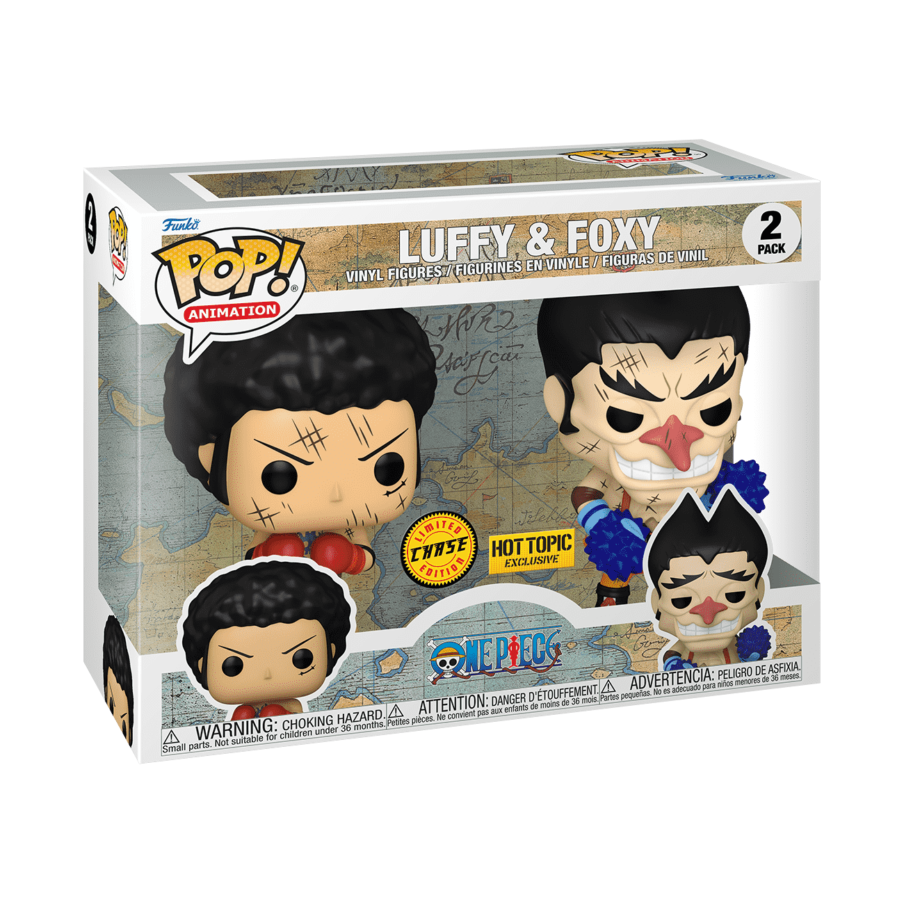 Buy Pop! Luffy & Foxy 2-Pack at Funko.