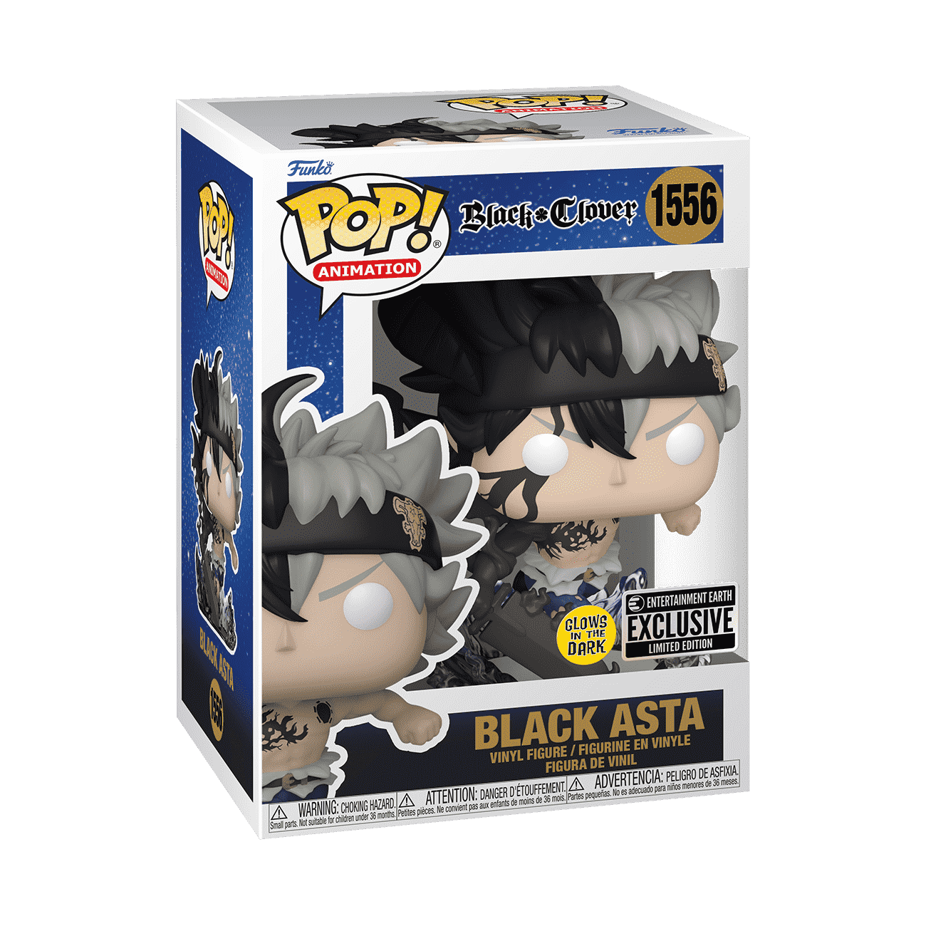 Buy Pop! Black Asta (Glow) at Funko.
