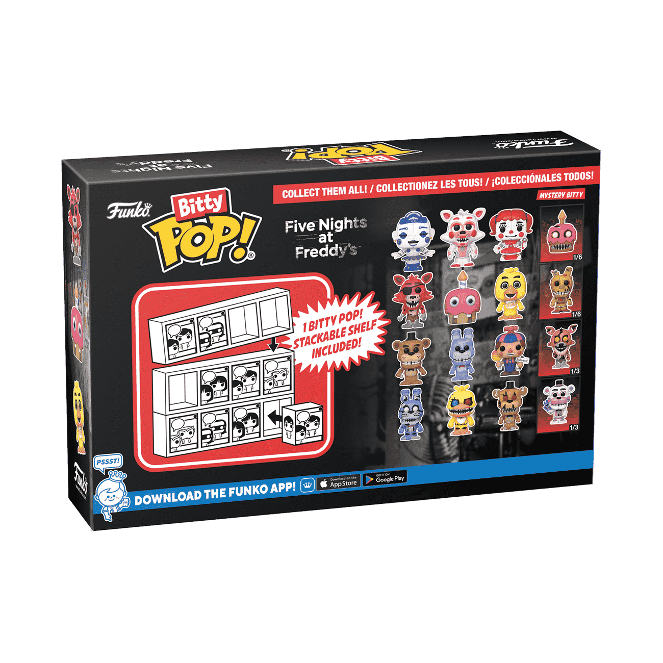 Buy Bitty Pop! Five Nights at Freddy's 4-Pack Series 3 at Funko. Buy Bitty Pop! Five Nights at Freddy's 4-Pack Series 3 at Funko.
