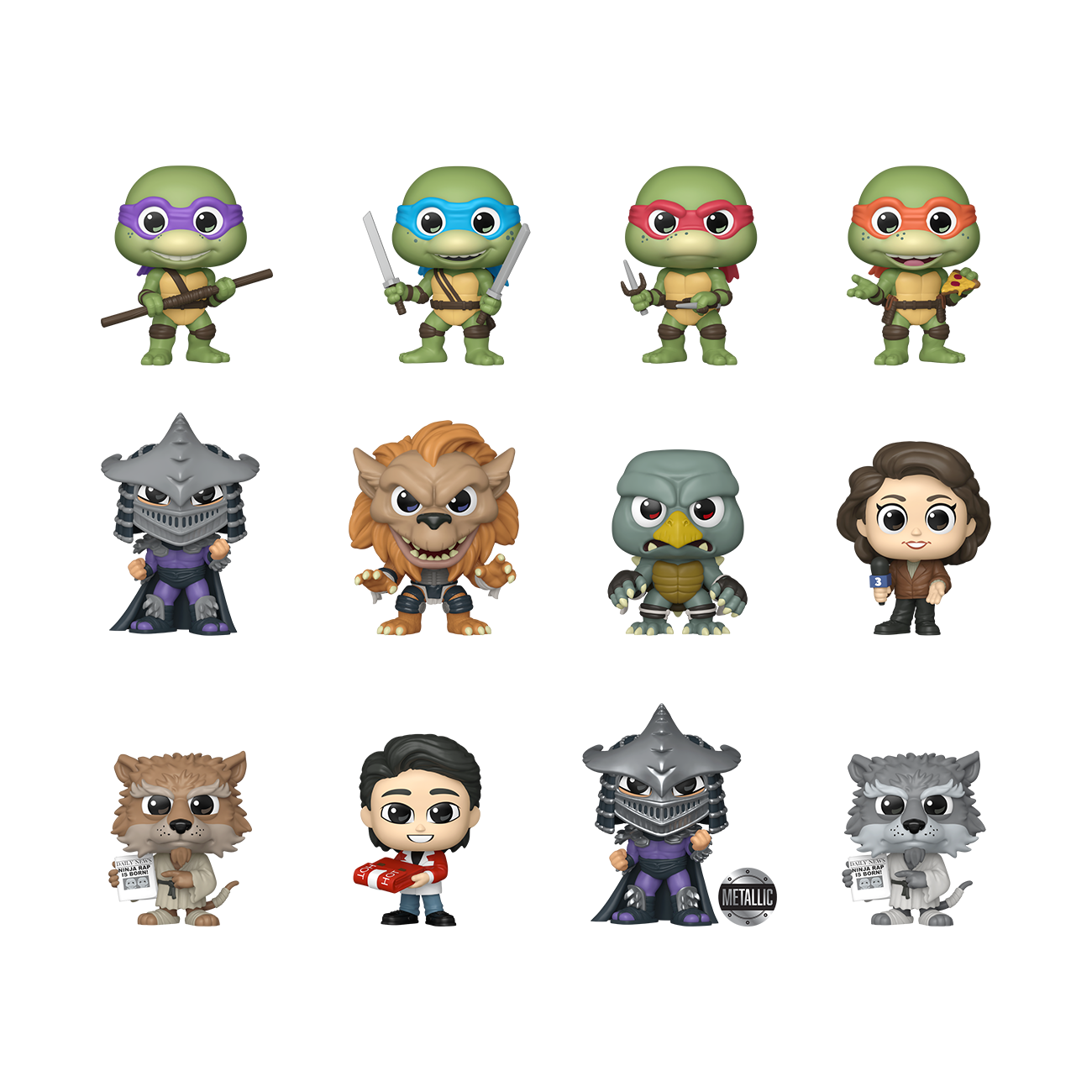 Teenage Mutant Ninja Turtles II: The Secret of the Ooze Mystery Minis ...