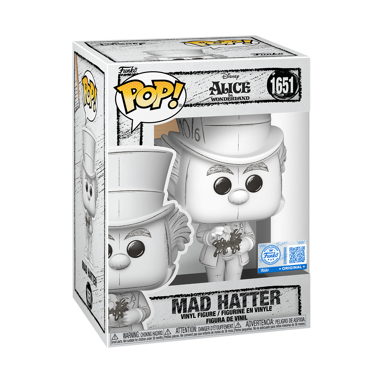 Pop! Mad Hatter (Sketched Deco) | Funko
