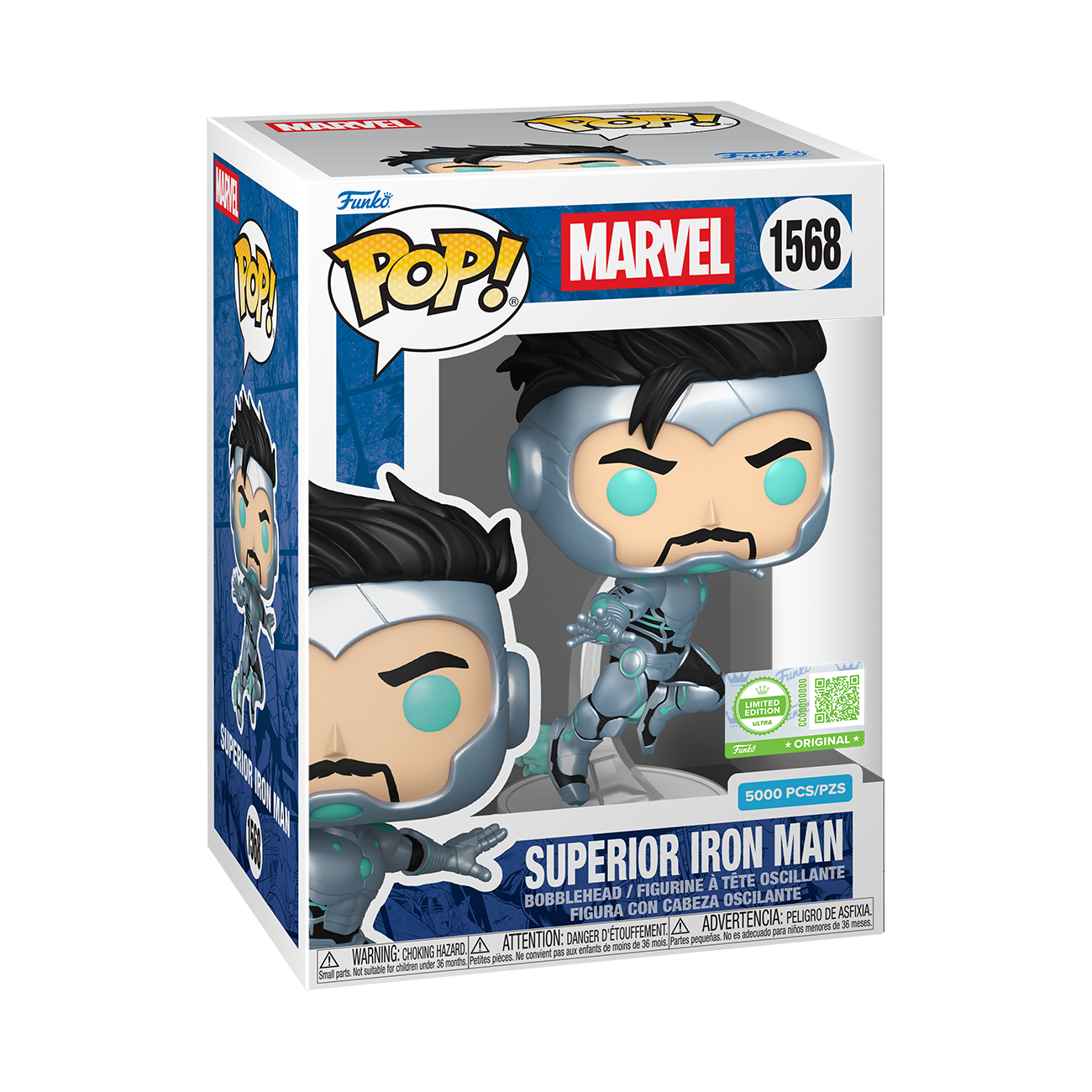 Pop! Superior Iron Man with Pop! Protector