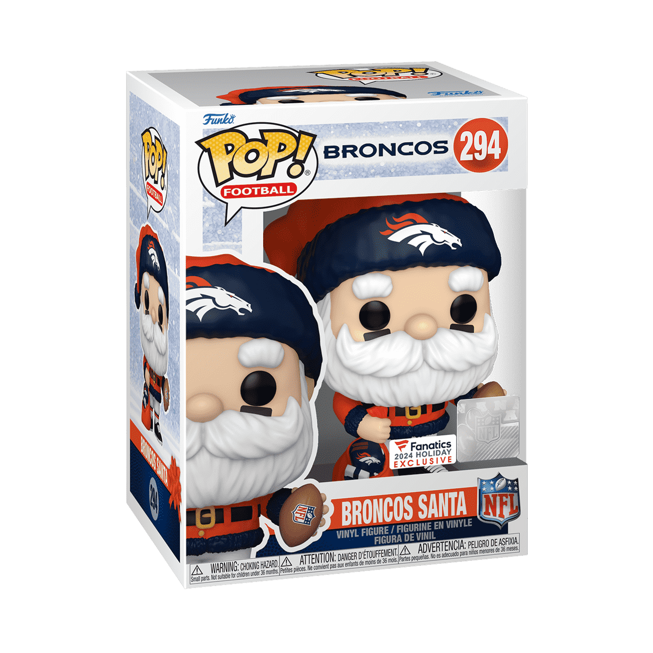 Pop! Broncos Santa