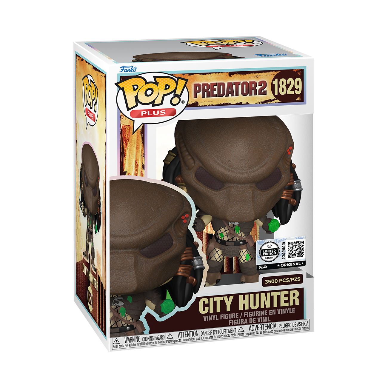Pop! Plus City Hunter (Sliced Arm) with Pop! Protector | Funko