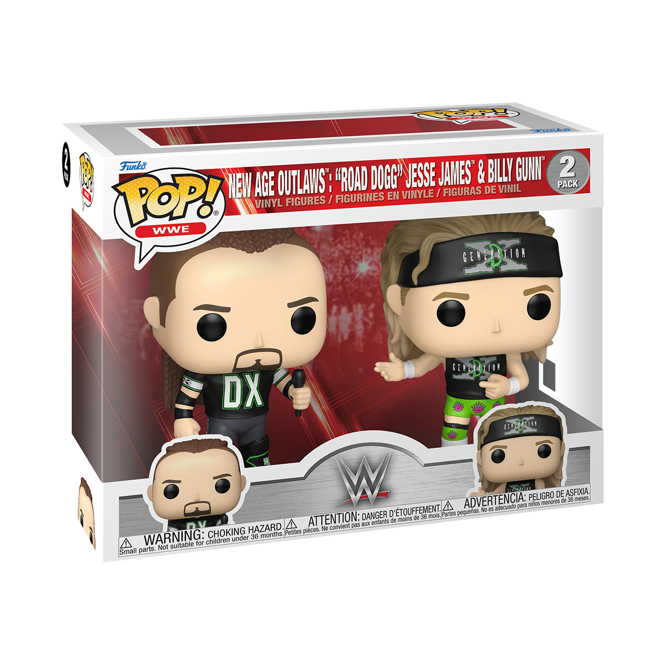 Pop! New Age Outlaws: "Road Dogg" Jesse James & Billy Gunn 2-Pack