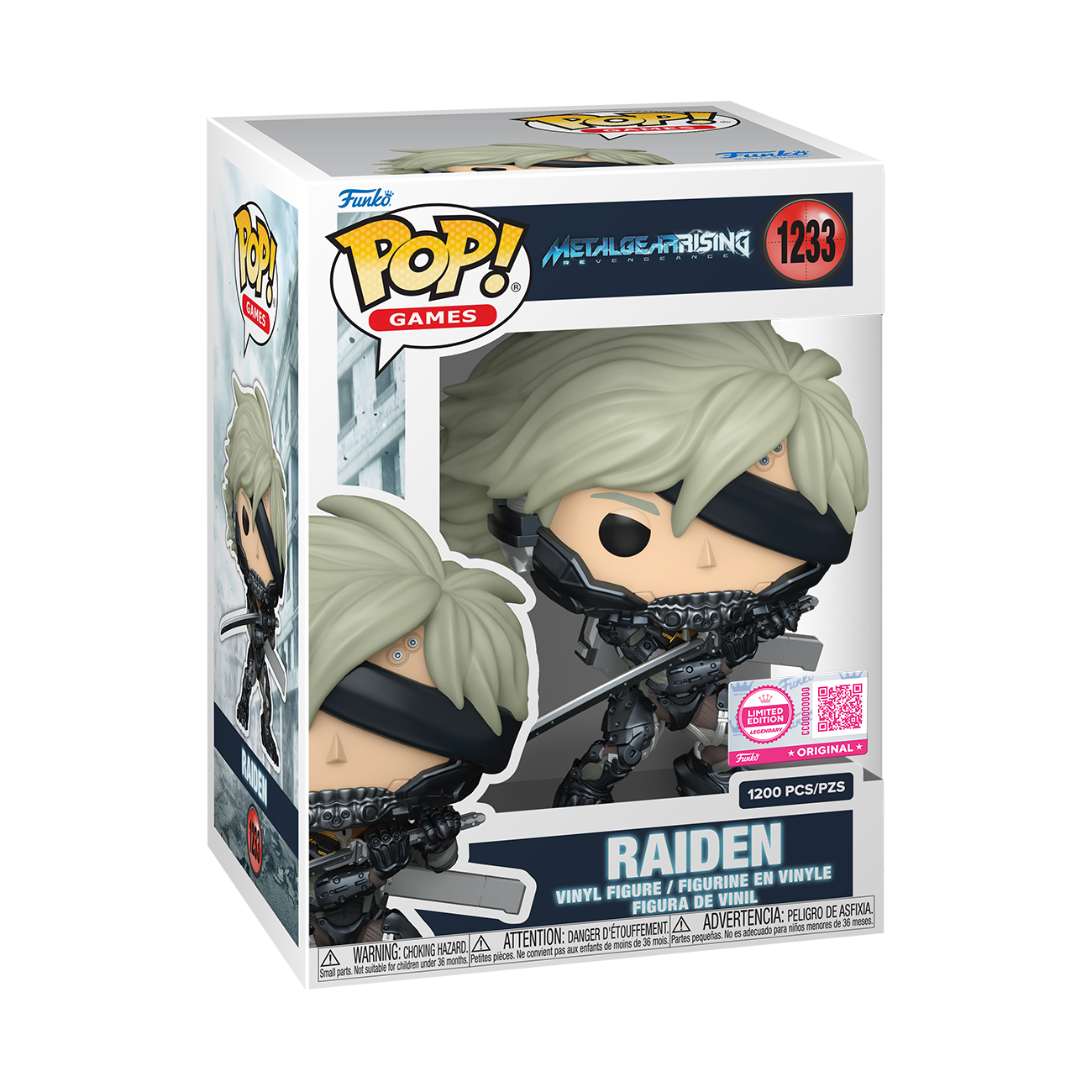 Pop! Raiden (Armor) with Pop! Protector | Funko