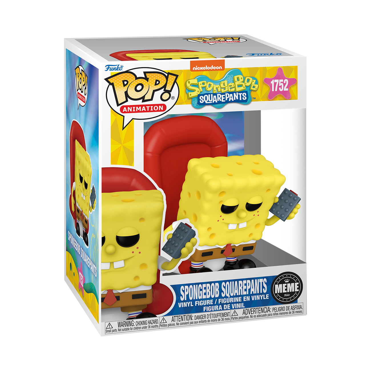 Pop! Premium SpongeBob SquarePants (Ight Imma Head Out Meme) | Funko