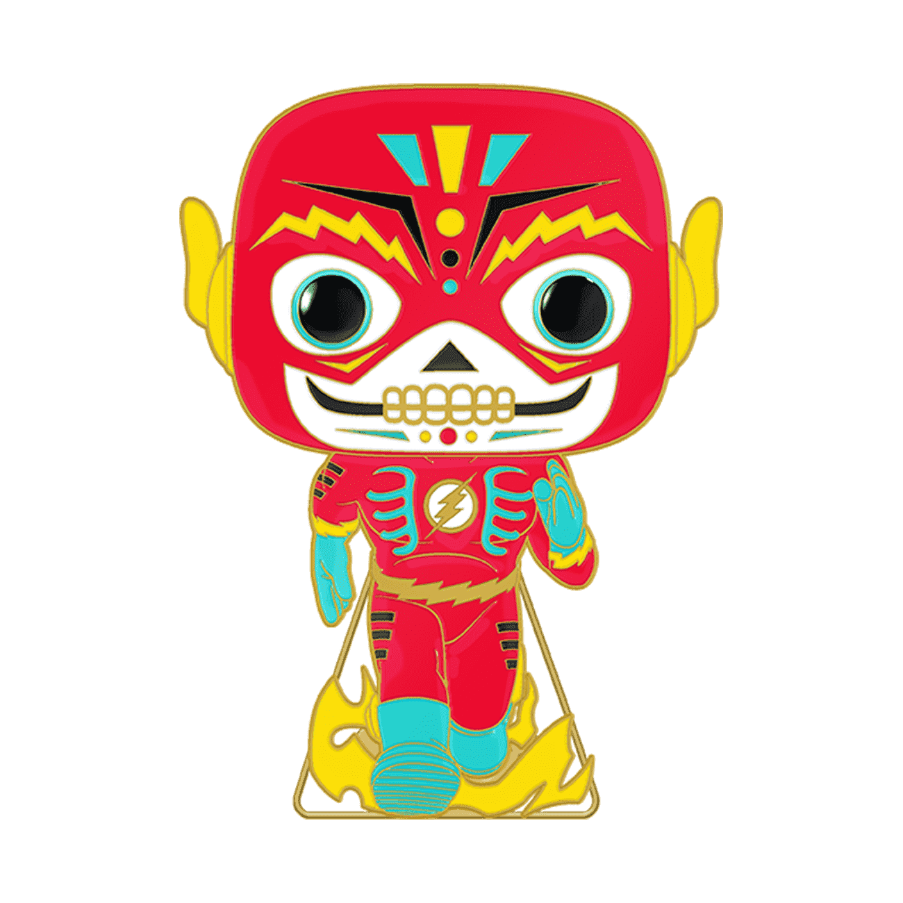 Buy Pop! Pin The Flash (Dia De Los DC) (Glow) at Funko.