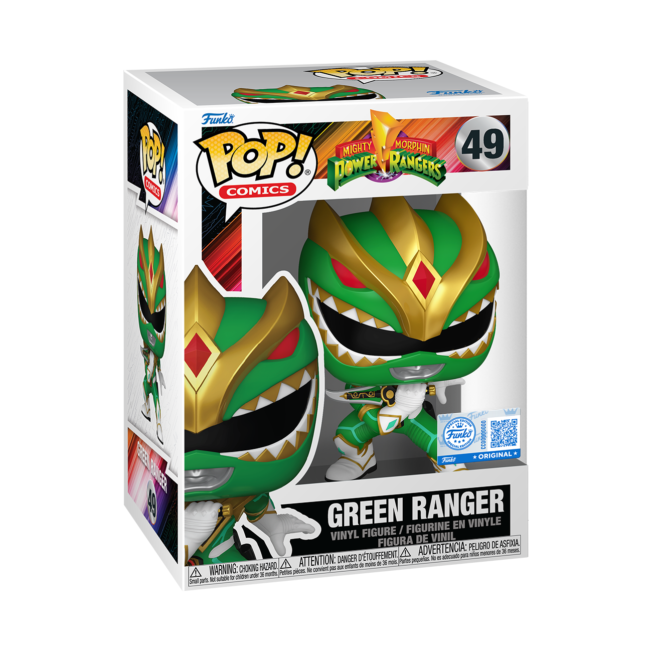 Pop! Green Ranger with Dragon Dagger