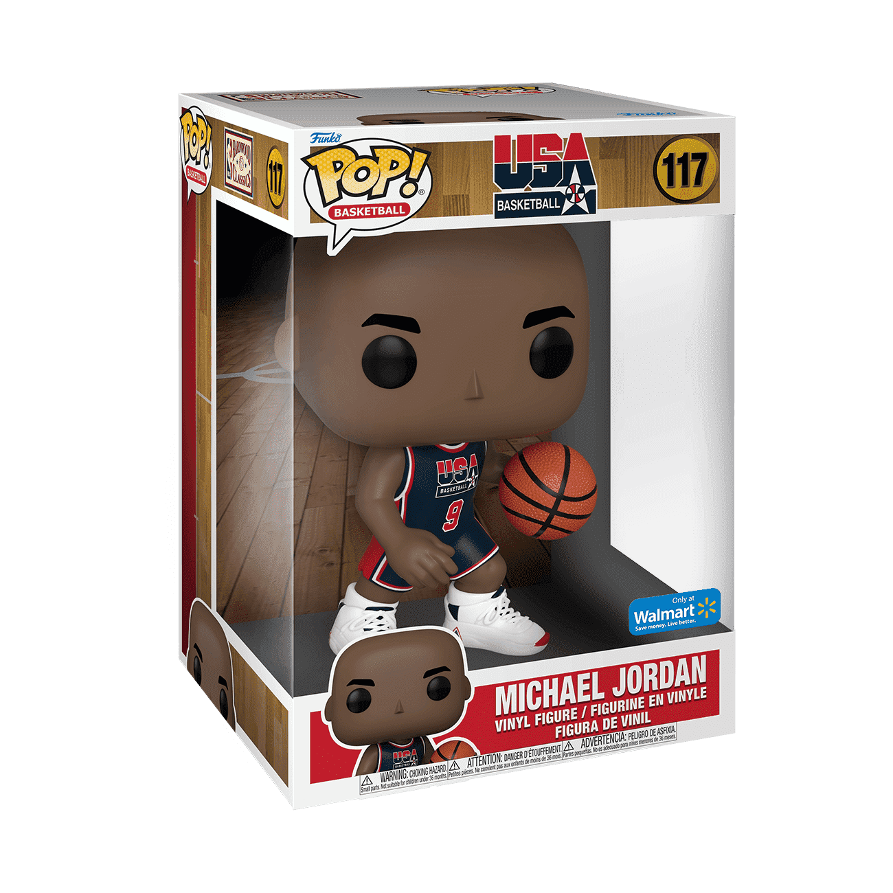 Buy Pop! Jumbo Michael Jordan in Team USA Uniform at Funko.