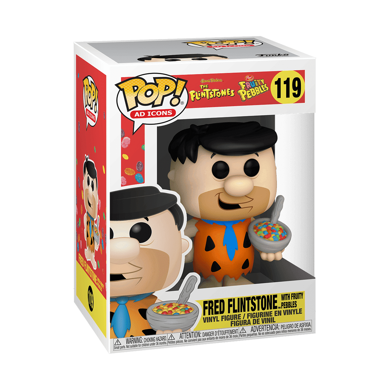 Buy Pop! Fred Flintstone with Fruity Pebbles at Funko.