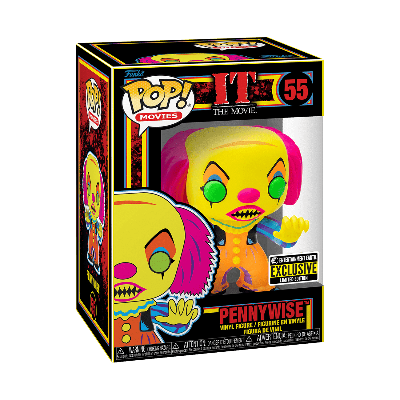 Buy Pop Pennywise Classic Black Light At Funko
