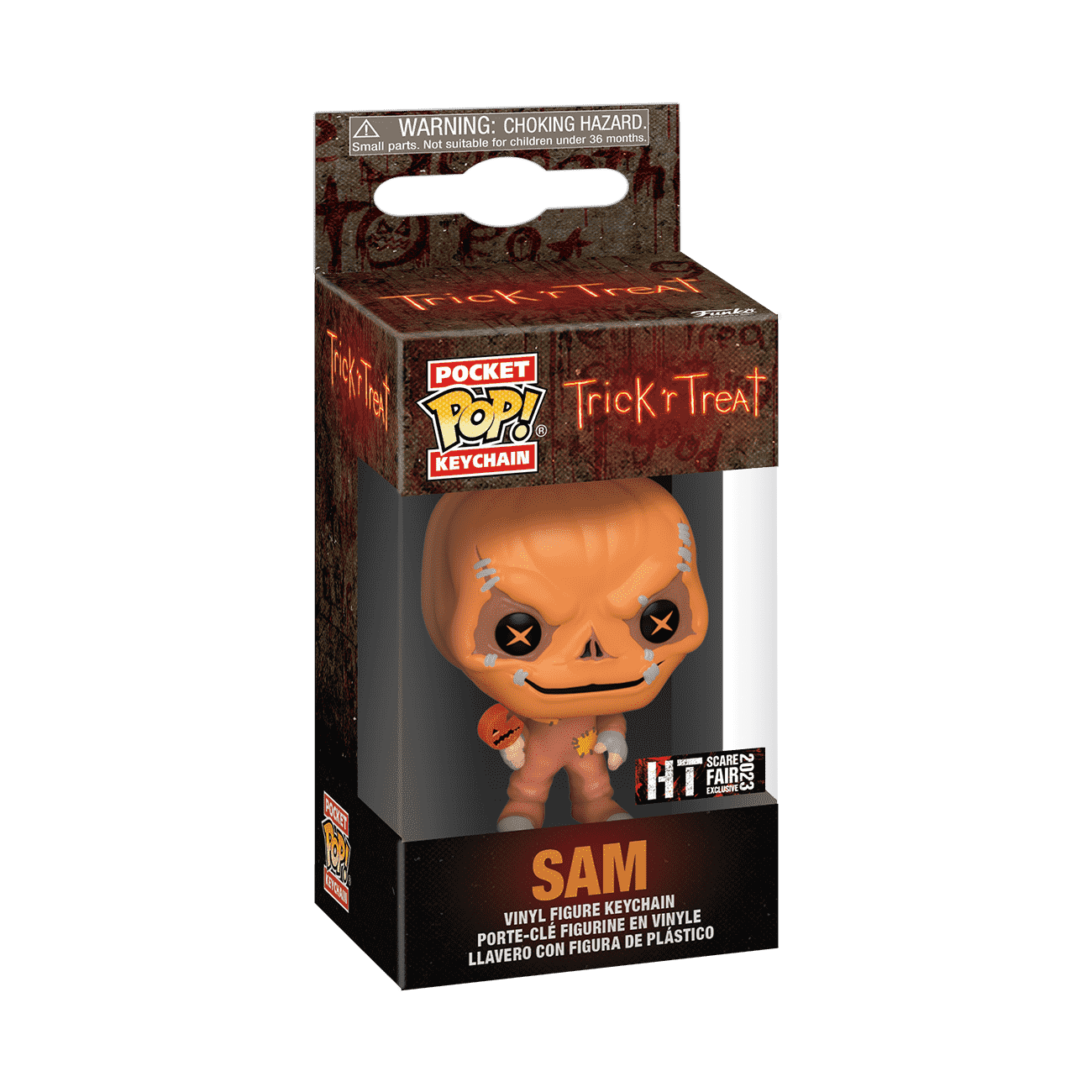 Pop! Keychain Sam Unmasked with Lollipop