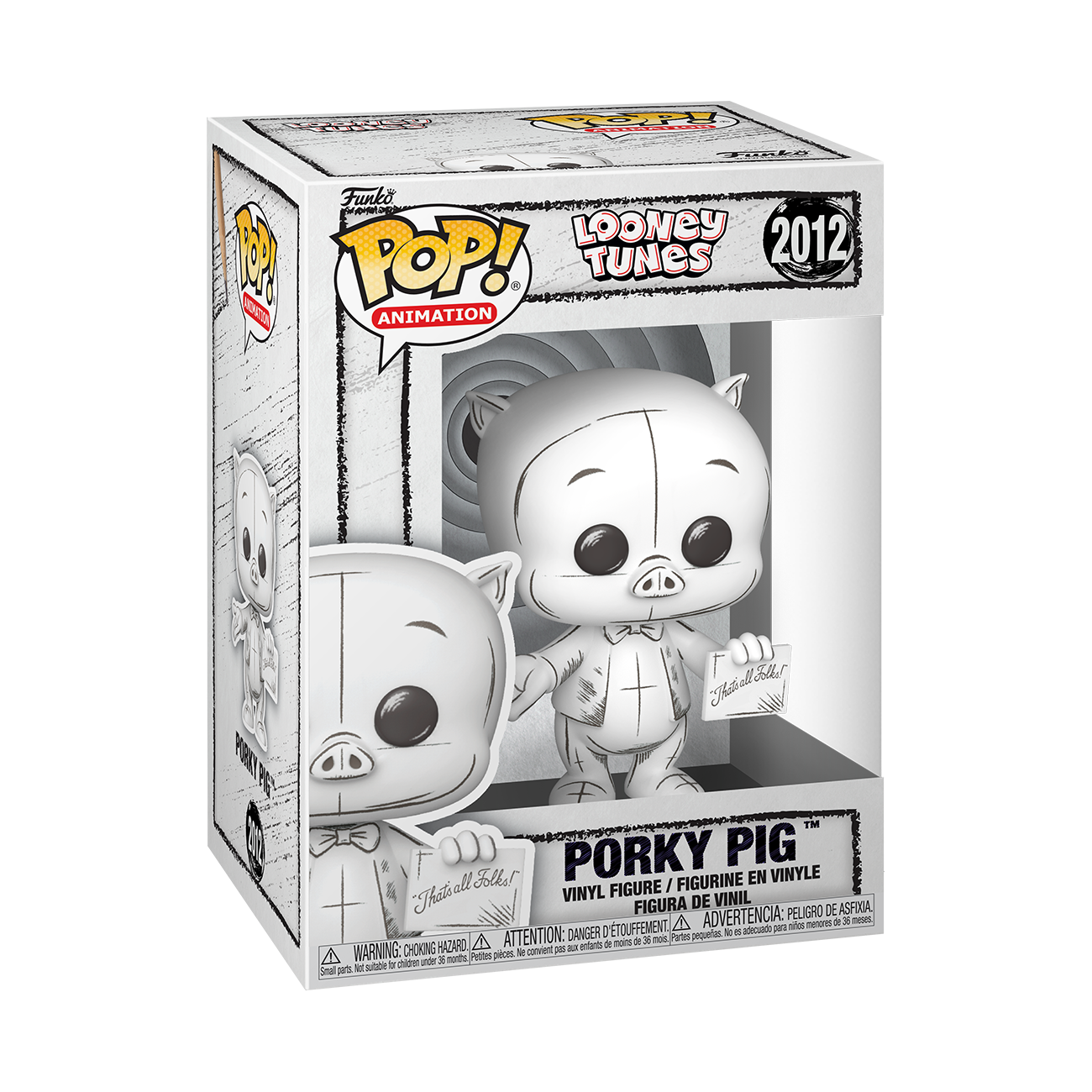 Pop! Porky Pig (Sketched Deco) | Funko