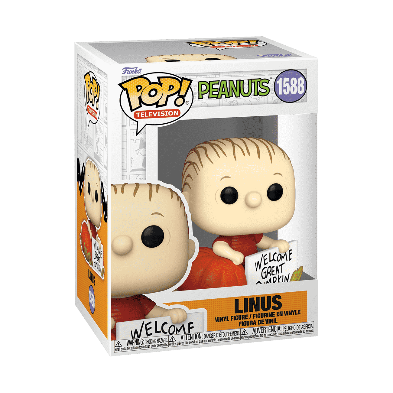 Buy Pop! Linus with Pumpkin at Funko.