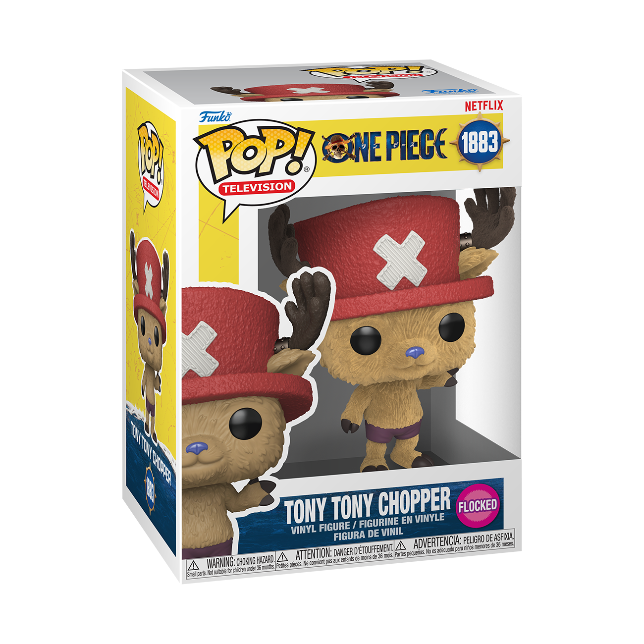 Pop! Tony Tony Chopper (Flocked) (Live Action) | Funko