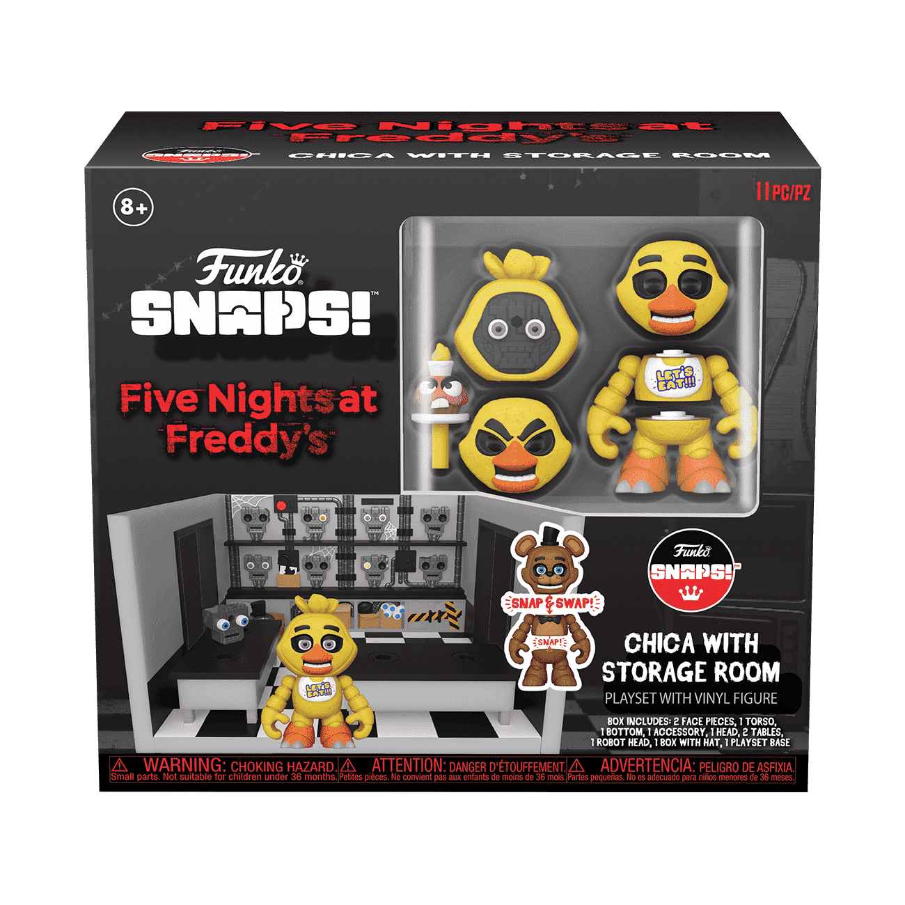 Buy SNAPS! Chica with Storage Room Playset at Funko.