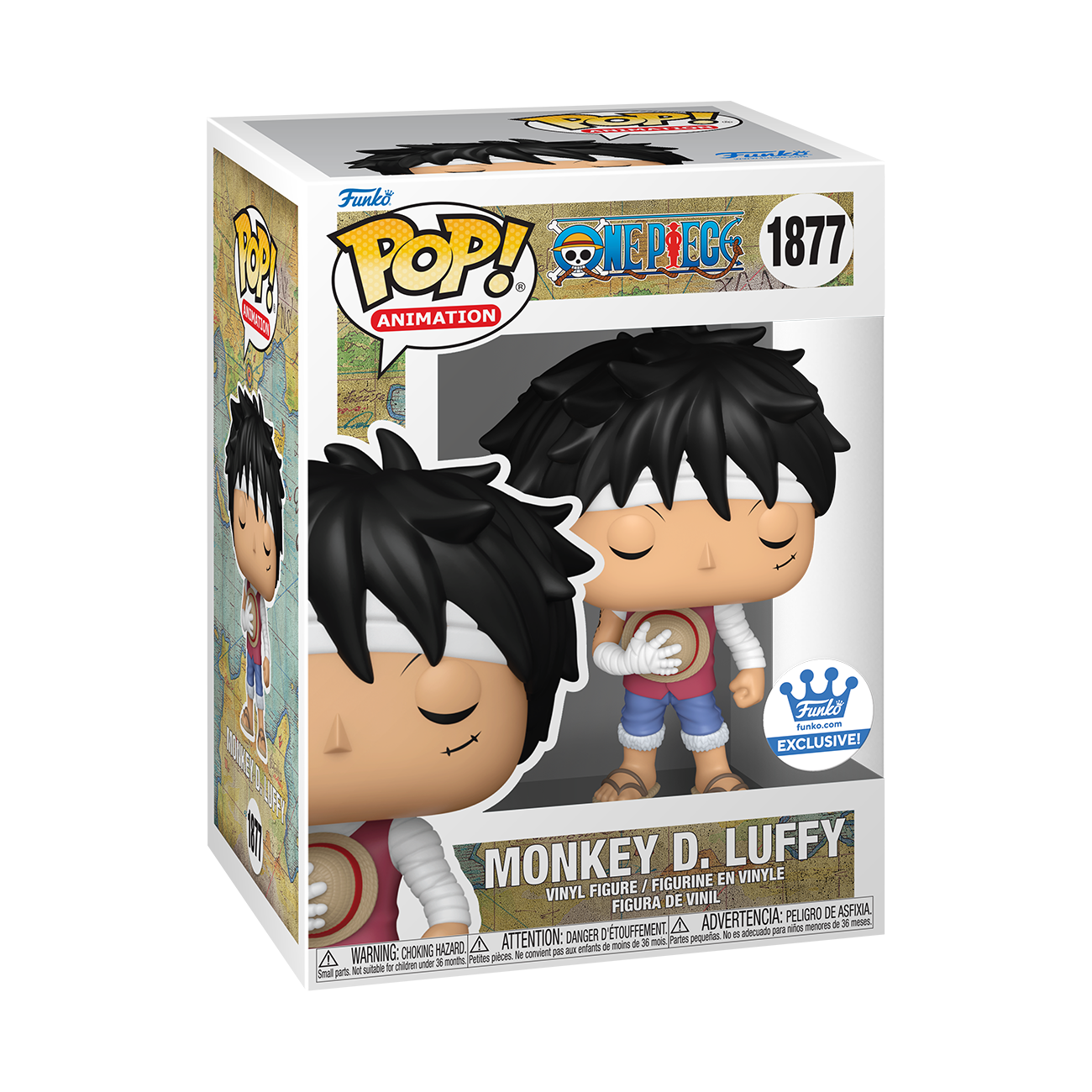 Pop! Monkey D. Luffy (Marineford Memorial) with Pop! Protector | Funko