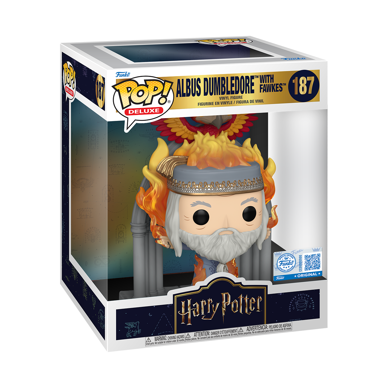 Pop! Deluxe Albus Dumbledore with Fawkes | Funko