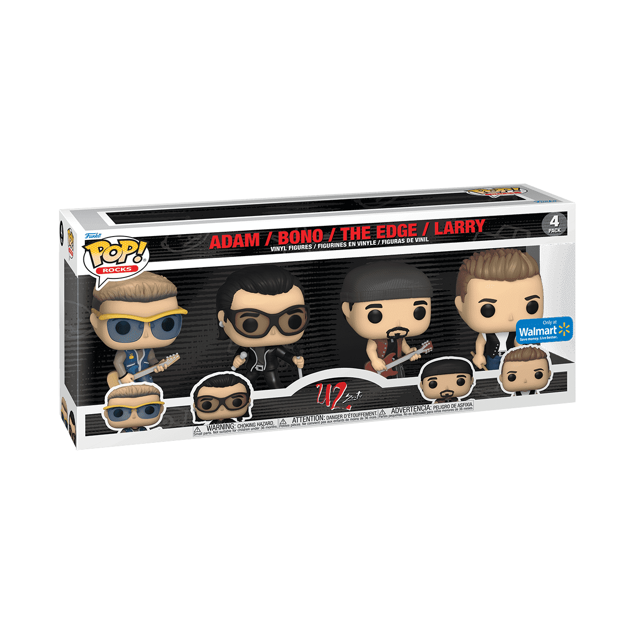 Buy Pop! Adam, Bono, The Edge, Larry 4-Pack at Funko.